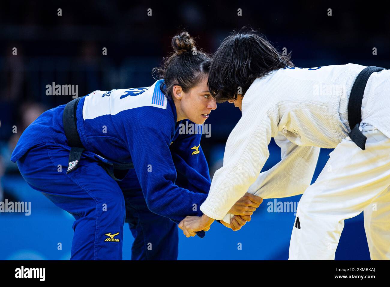 FRA, Olympische Spiele Paris 2024, Judo Frauen 27.07.2024 Catarina Costa POR vs Katharina Menz ...