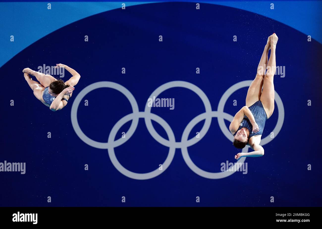 Great Britain's Yasmin Harper and Scarlett Mew Jensen during the Women ...