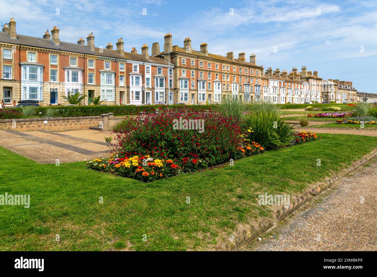 Historic buildings, Wellington Esplanade, Lowestoft, Suffolk, England ...