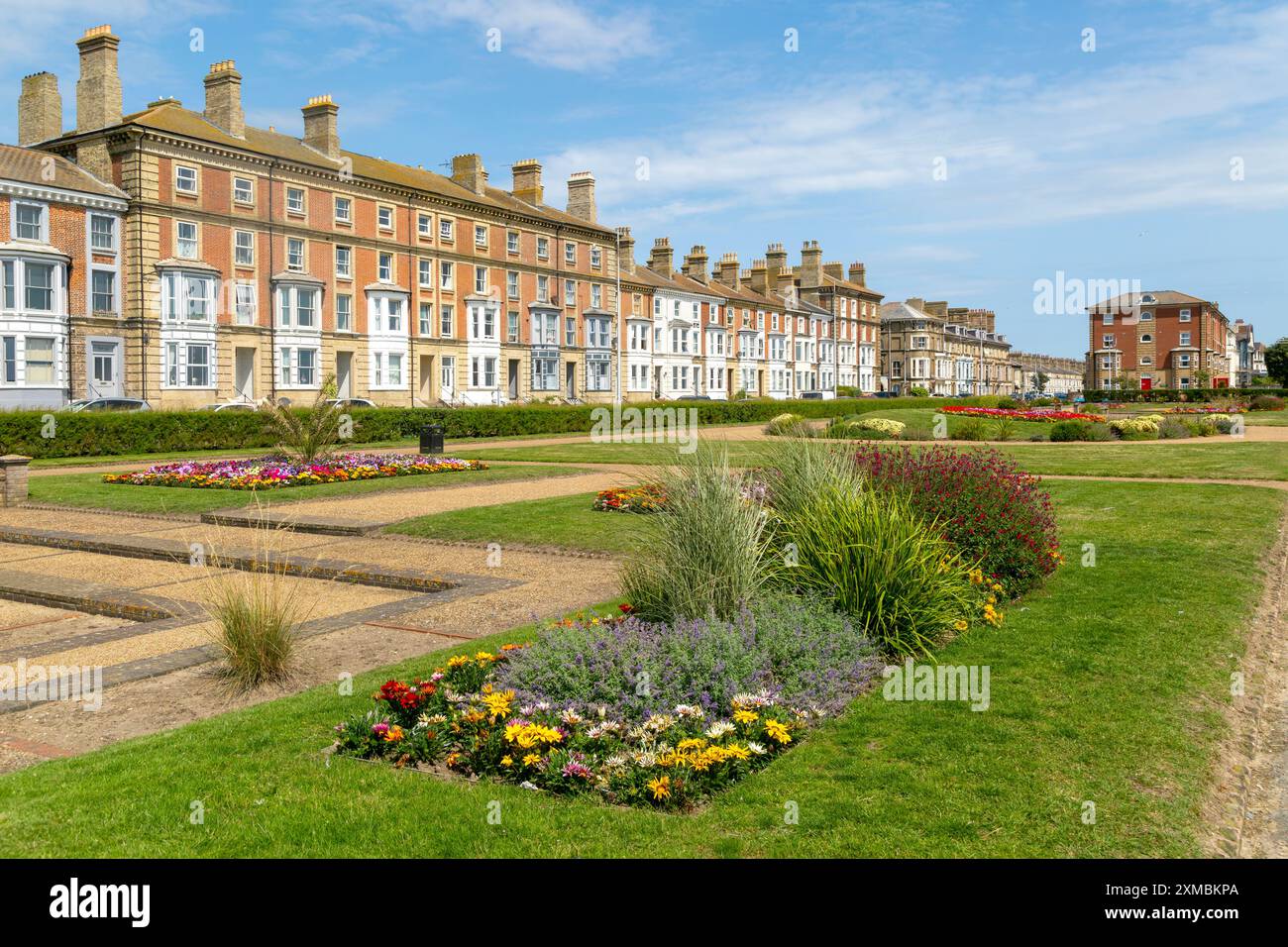 Historic buildings, Wellington Esplanade, Lowestoft, Suffolk, England ...