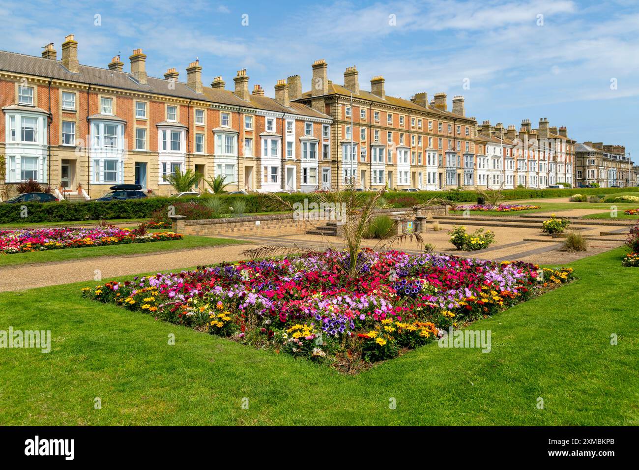 Historic buildings, Wellington Esplanade, Lowestoft, Suffolk, England ...