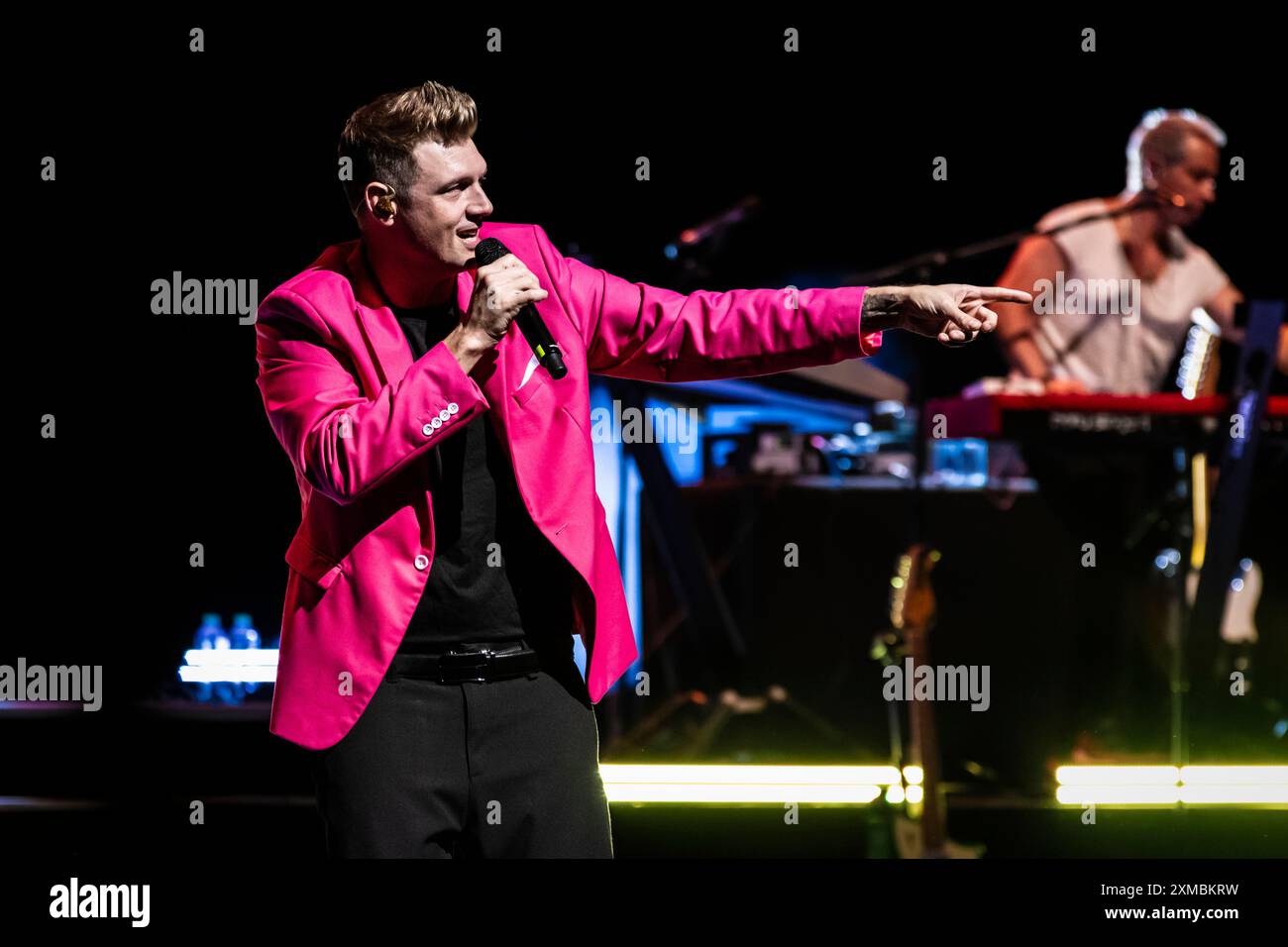 Italy, 25 July 2024 Nick Carter from Backstreet Boys live at TAM ...