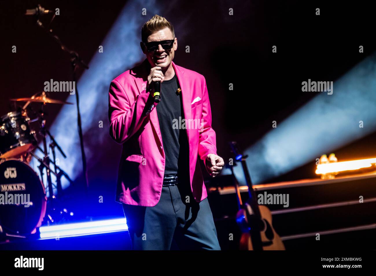 Italy, 25 July 2024 Nick Carter from Backstreet Boys live at TAM ...