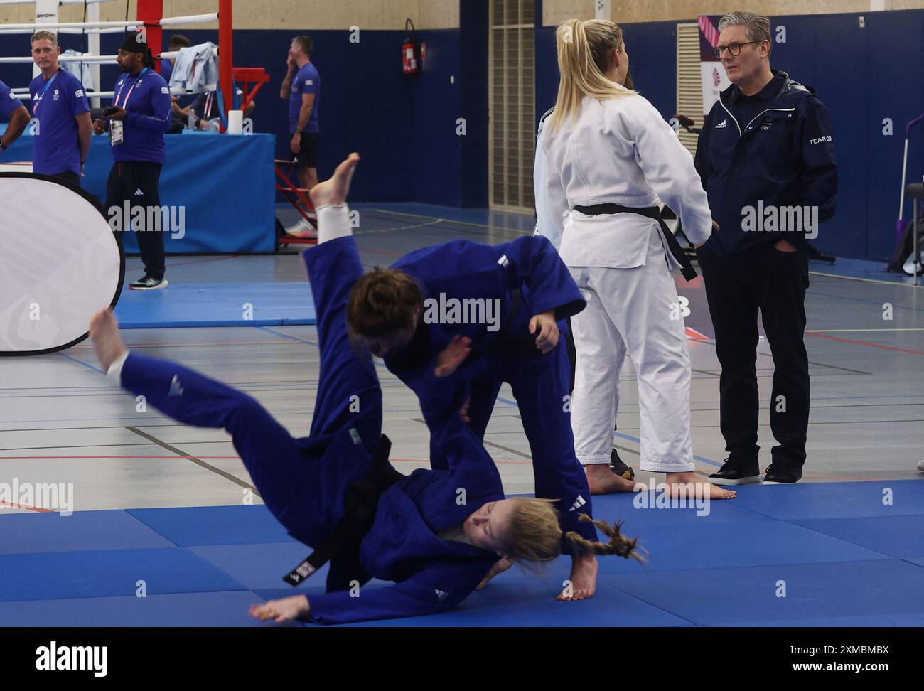 Prime Minister Sir Keir Starmer meets with Team GB judo member Kelly ...
