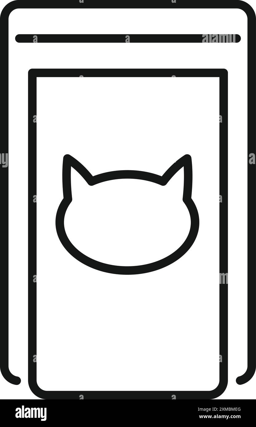 Editable cat packaging hi-res stock photography and images - Alamy