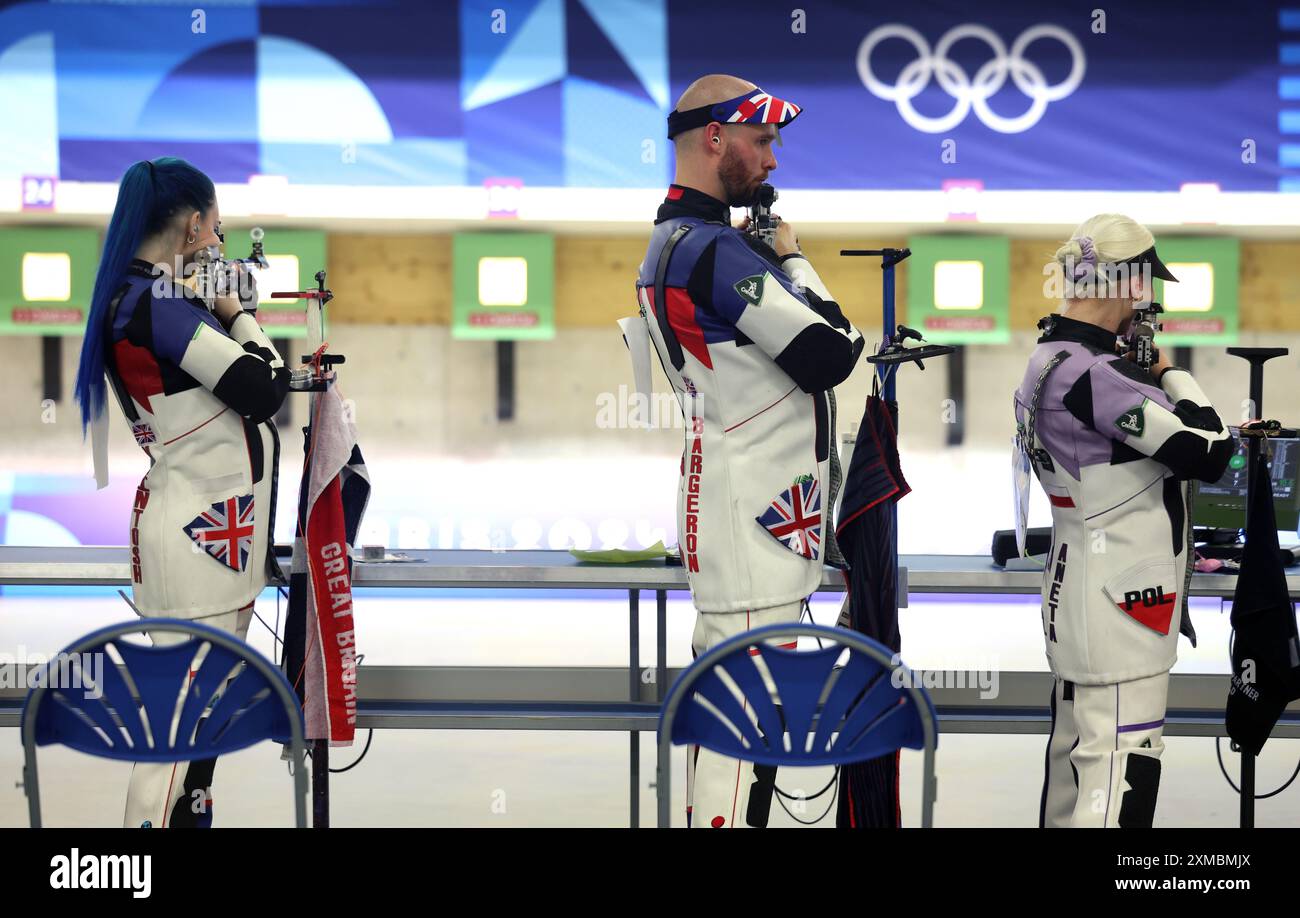 Great Britain's Seonaid McIntosh and Michael Bargeron during the 10m ...