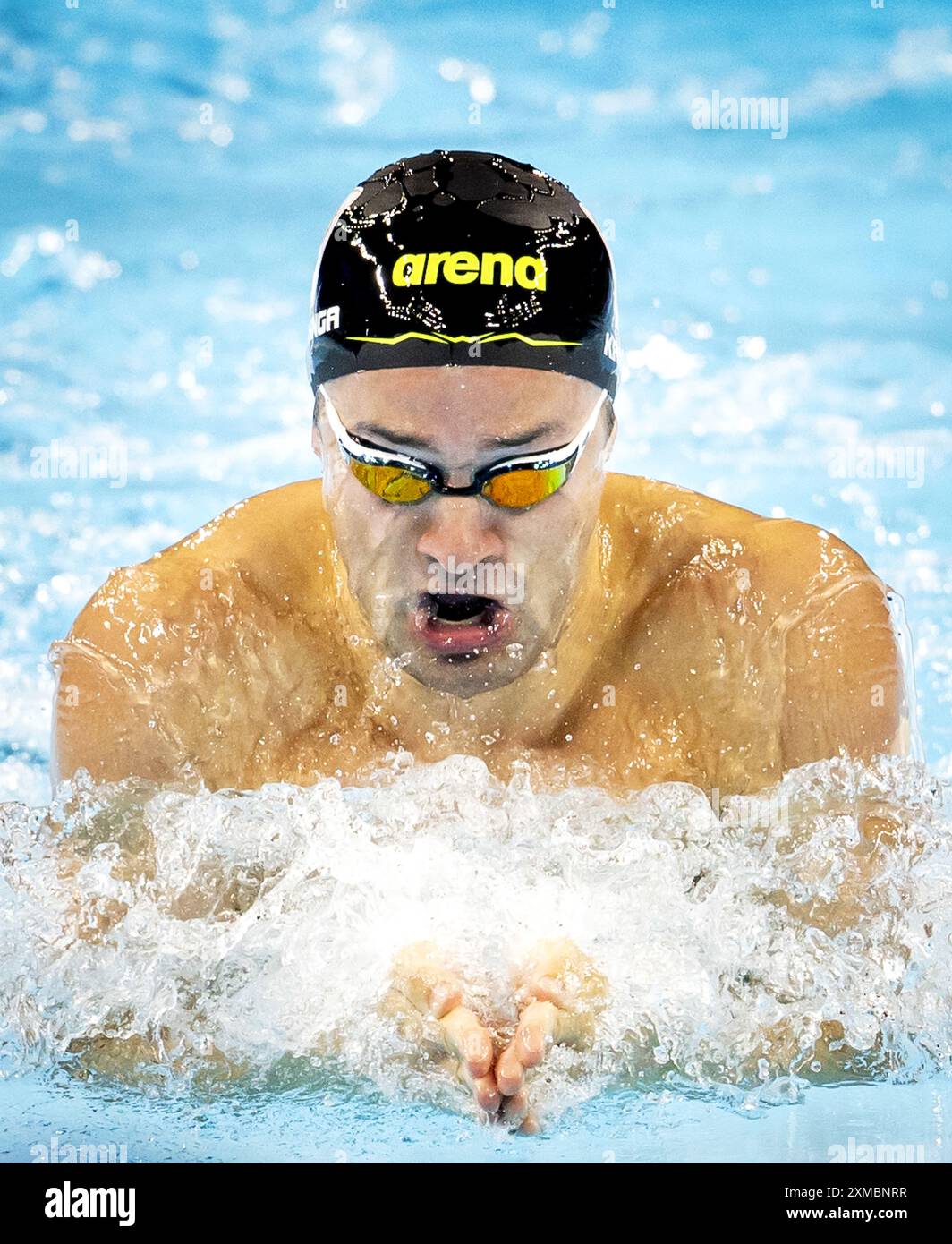 PARIS - Arno Kamminga in action in the 100 meter school during the ...
