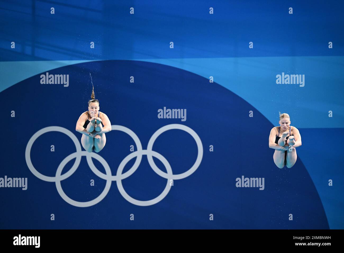 Paris, France. 27th July, 2024. Olympic Games, Paris 2024, water diving ...