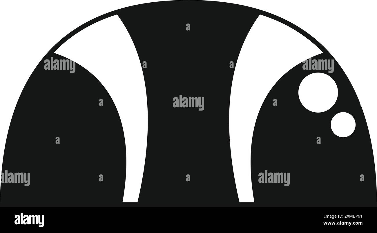 Logo featuring white geometric shape Stock Vector Images - Alamy