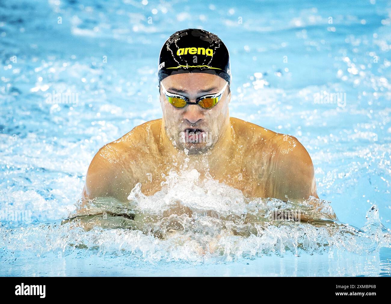 PARIS - Arno Kamminga in action in the 100 meter school during the ...