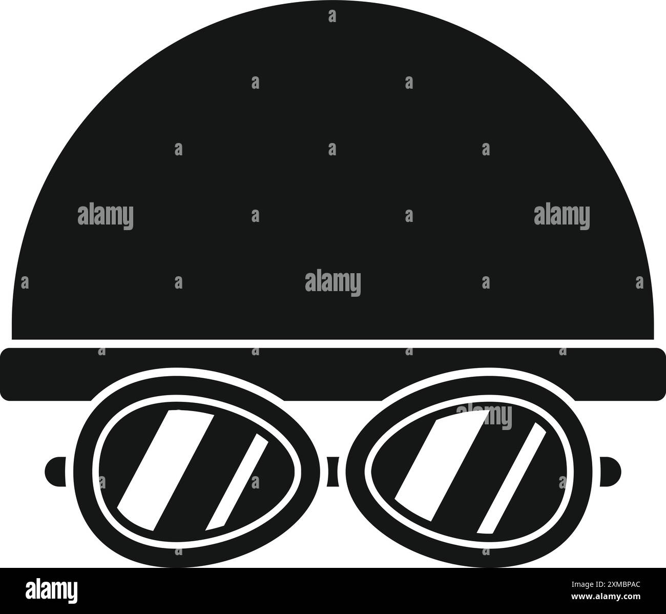 Swimming athlete wearing cap Cut Out Stock Images & Pictures - Alamy