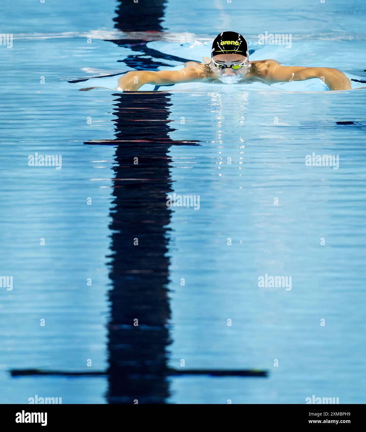 PARIS - Arno Kamminga in action in the 100 meter school during the ...