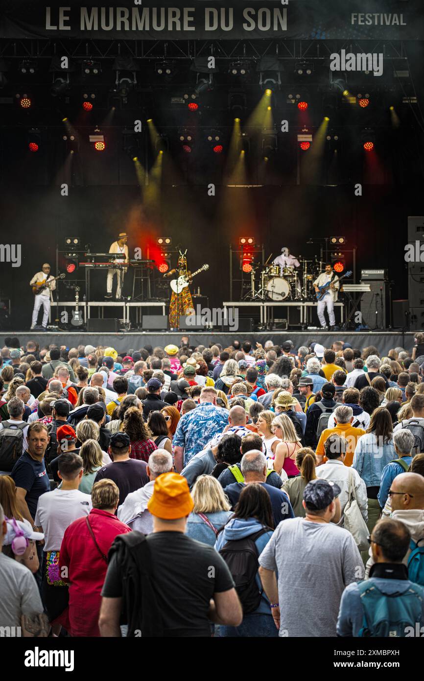 Festival le murmure du son,Ville d'Eu 2024 Stock Photo - Alamy