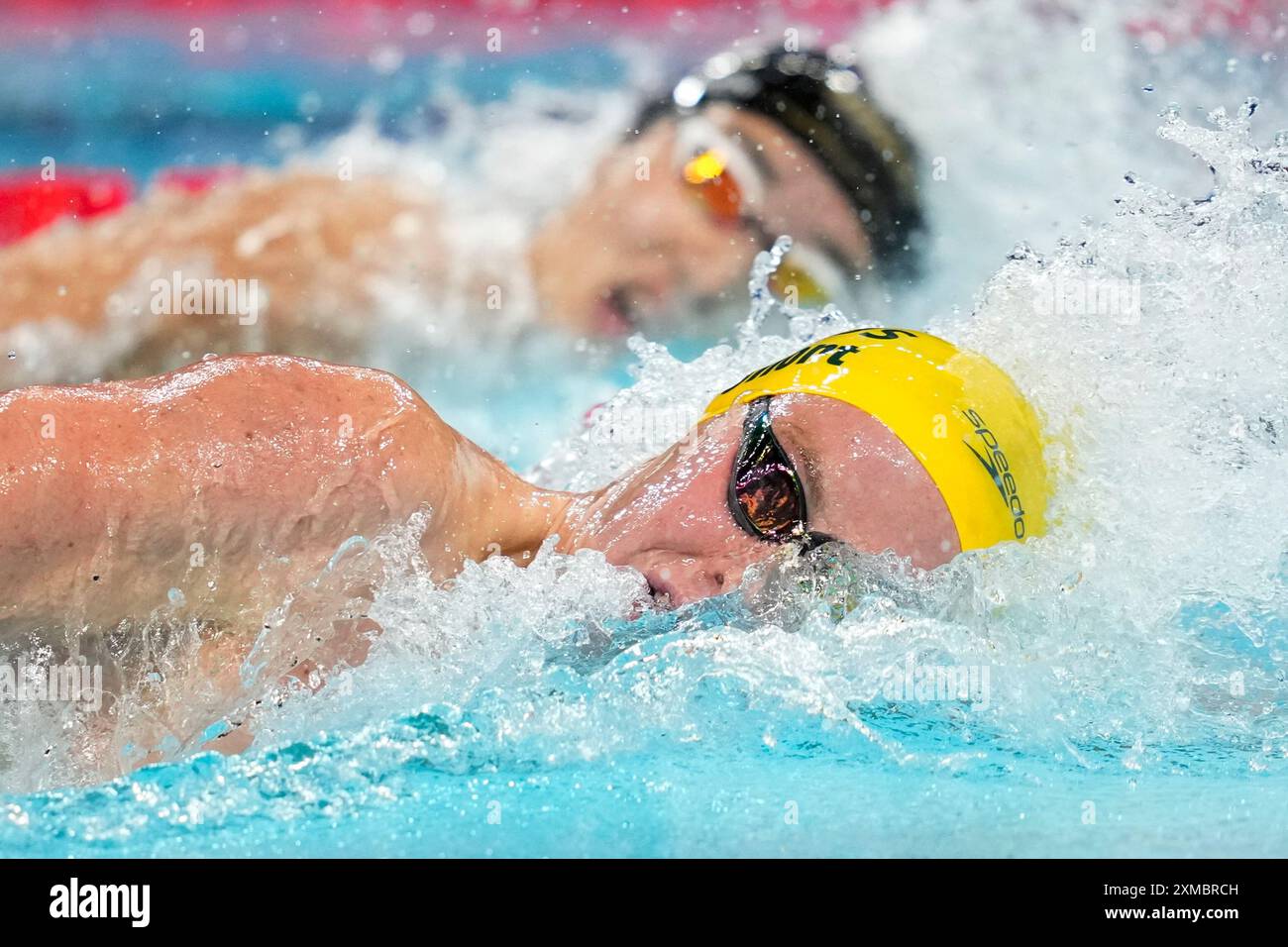 Samuel Short, of Australia, competes during a heat in the men's 400 ...