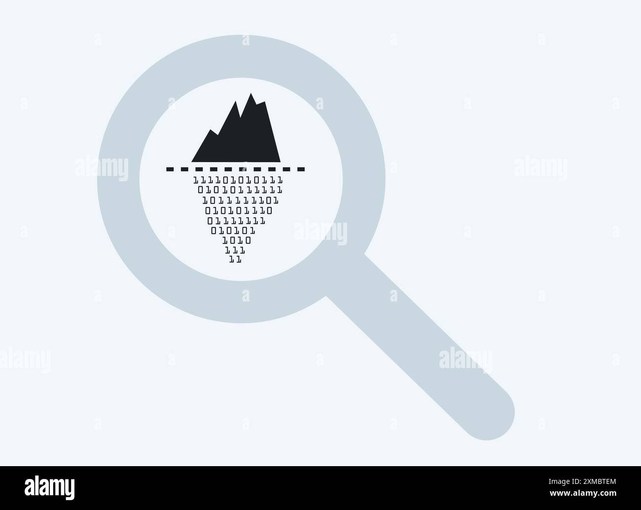 Tip of the iceberg, deep web and dark web illustration Stock Vector Image & Art - Alamy
