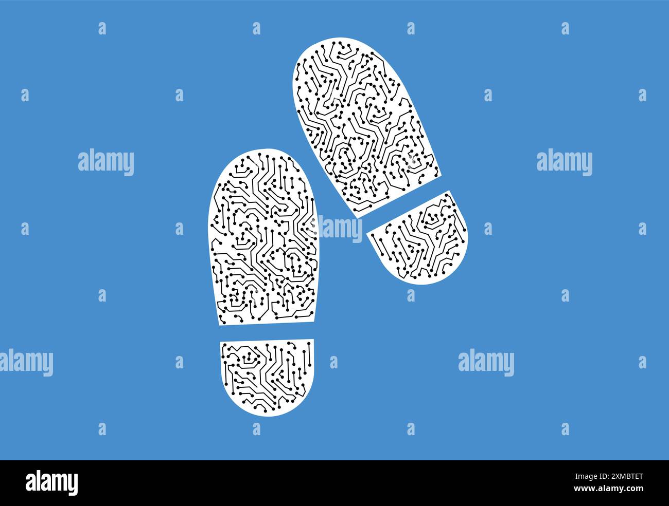 Track trace data Stock Vector Images - Alamy