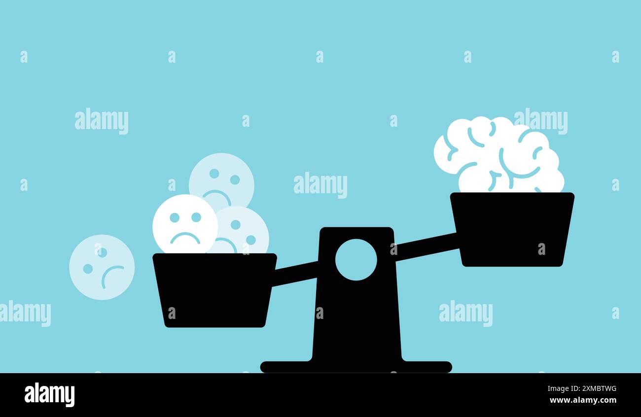 Emotional well being Stock Vector Images - Alamy