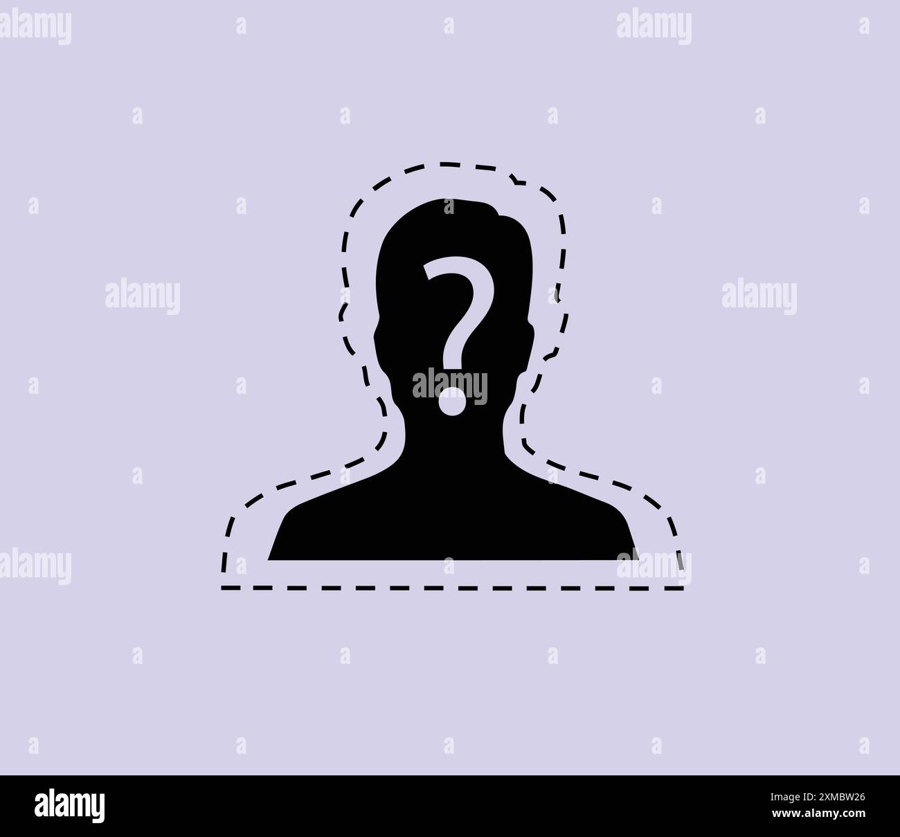 The missing anonymous people illustration Stock Vector Image & Art - Alamy