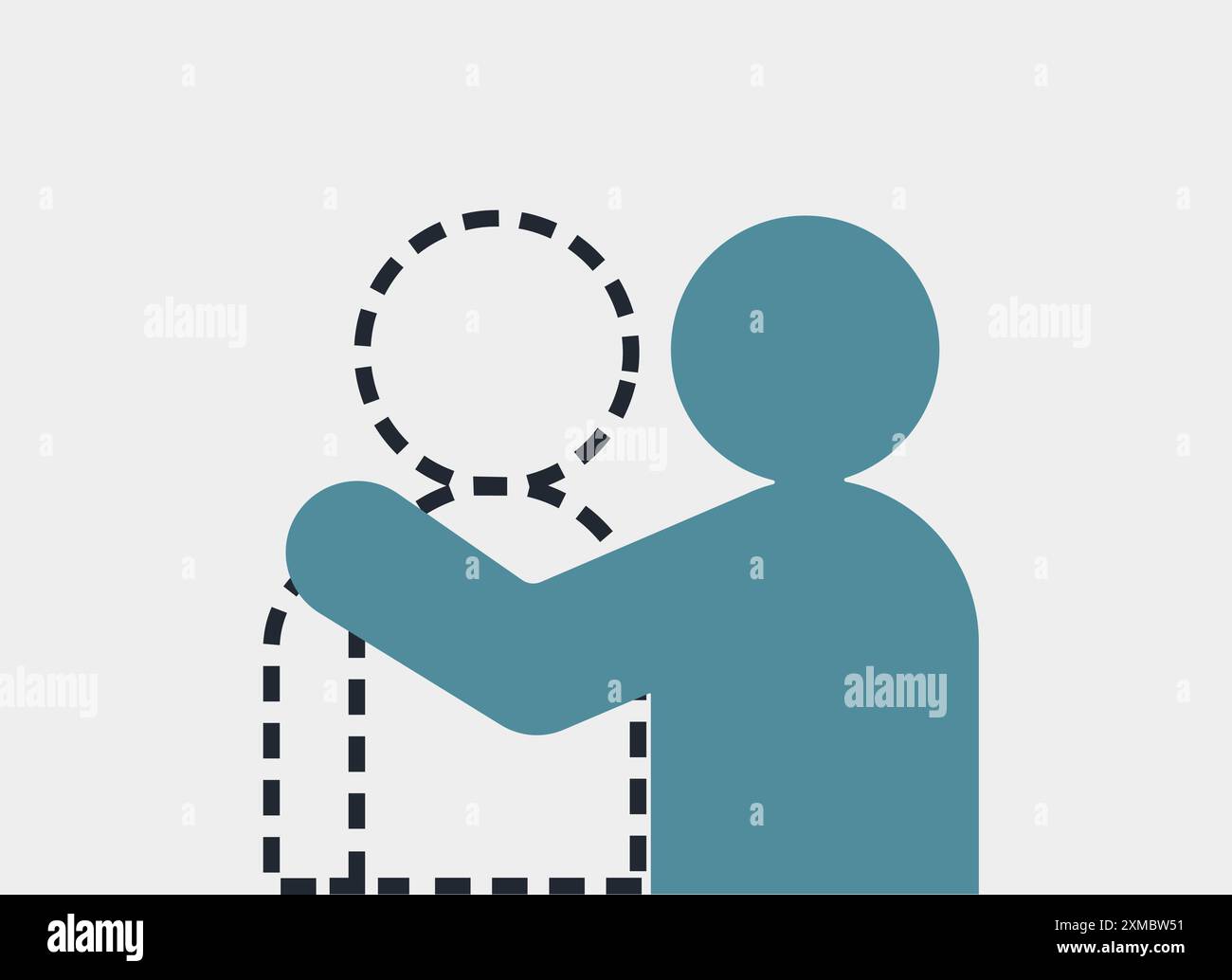 The missing anonymous people illustration Stock Vector Image & Art - Alamy