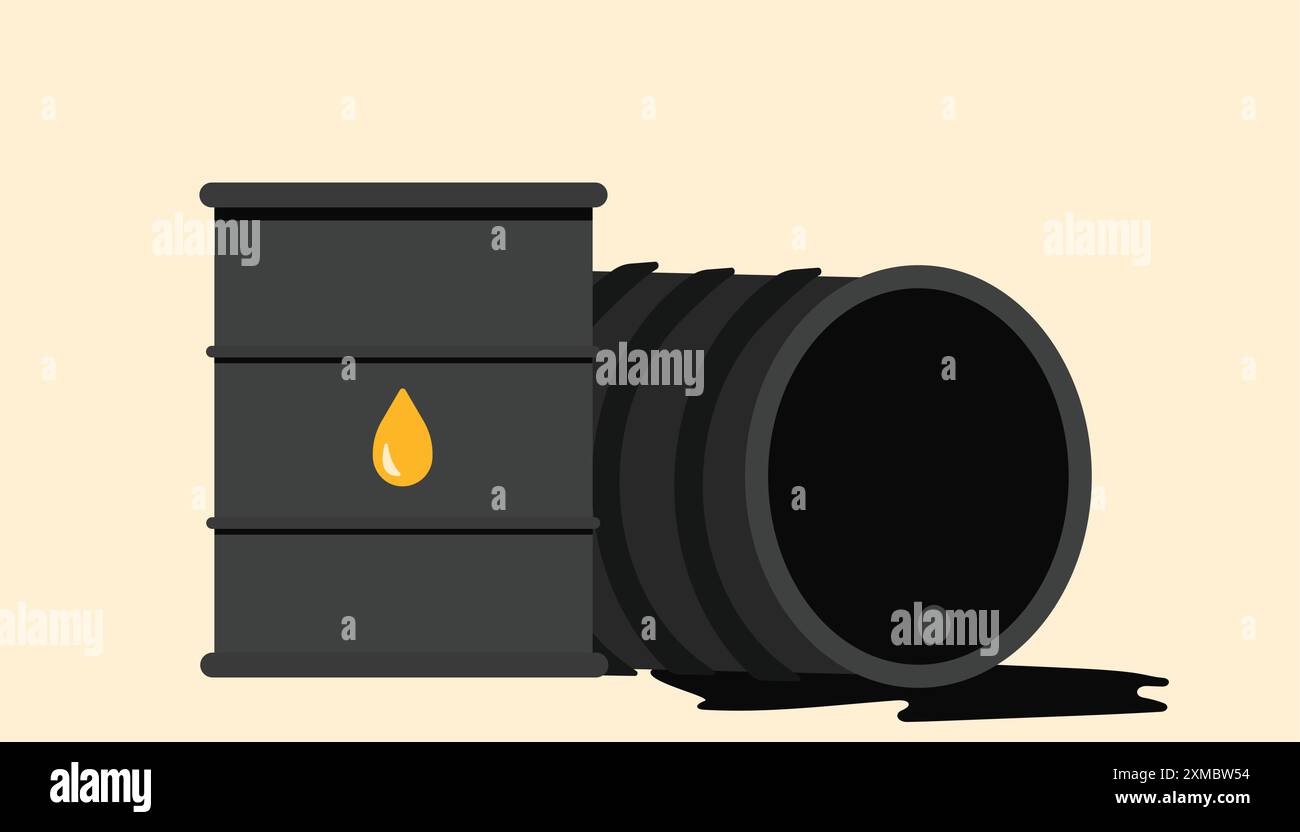 Petroleum crud oil containers illustration Stock Vector Image & Art - Alamy