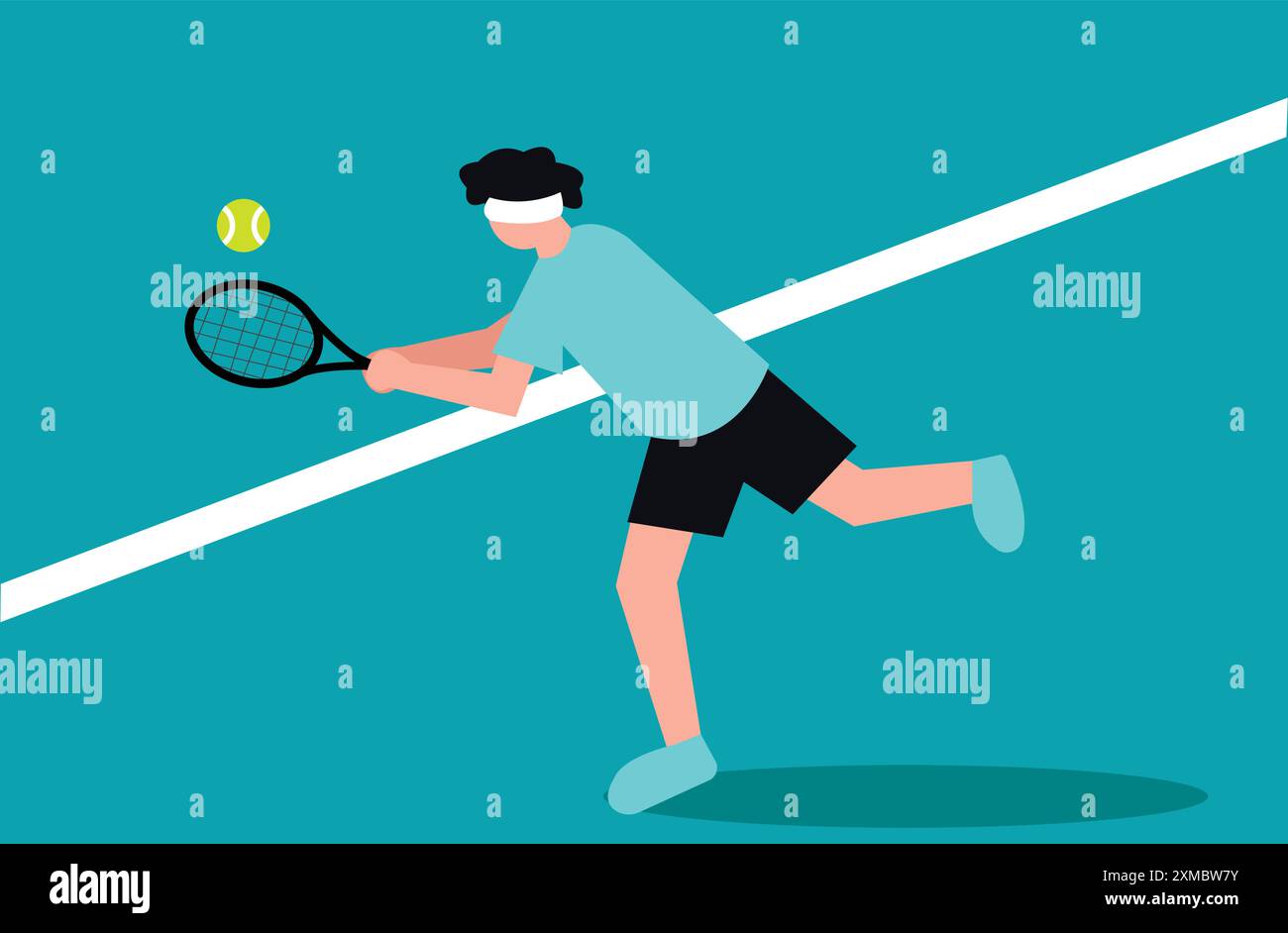 Tennis practice vector vectors hi-res stock photography and images - Alamy