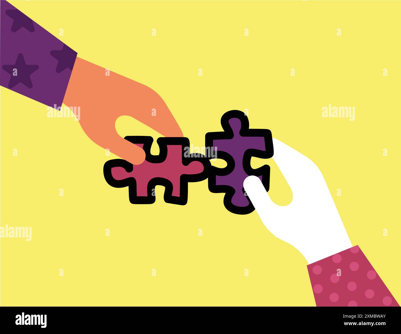 Sharing diverse opinion and feedback illustration Stock Vector Image ...