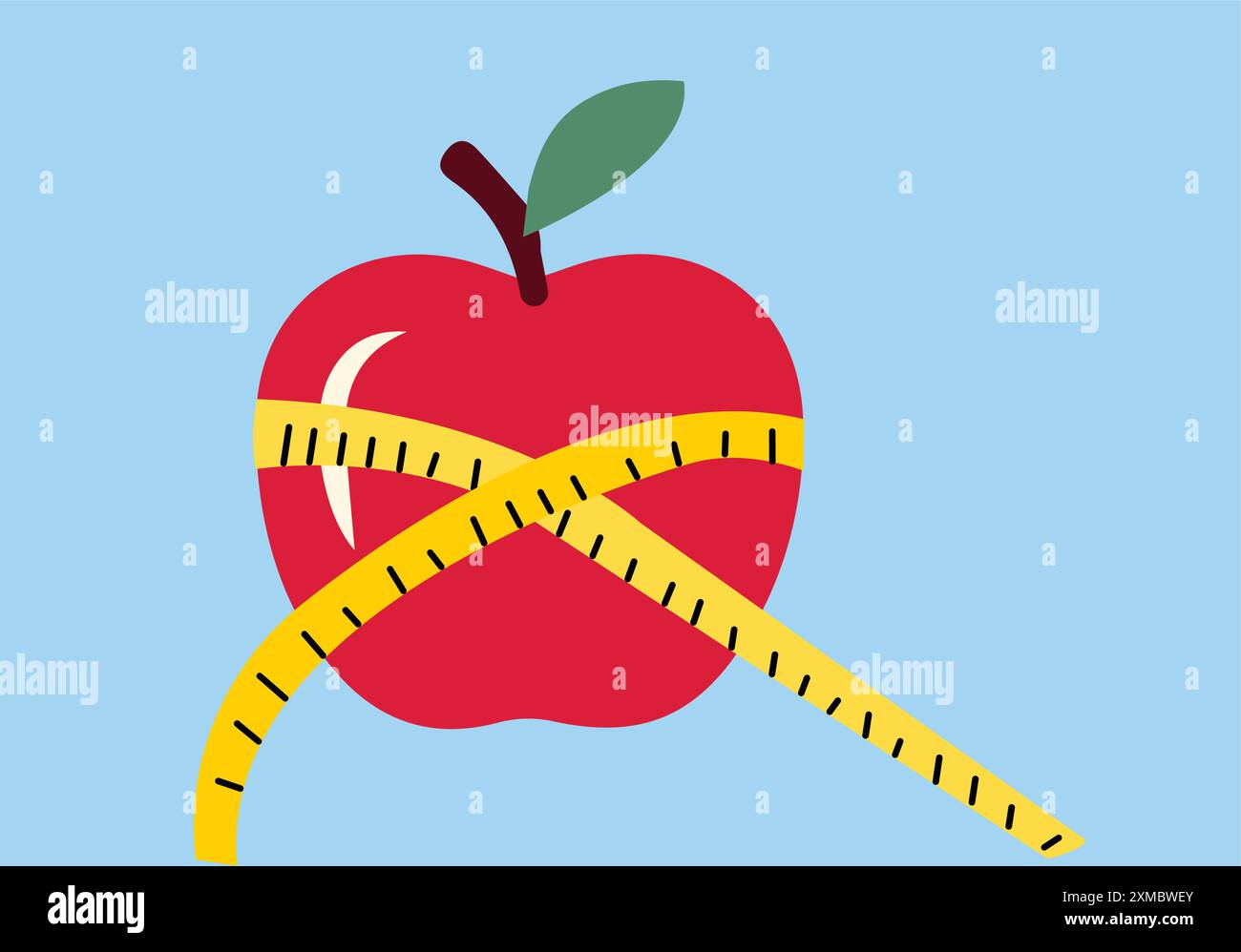 Weight loss diet and exercise process illustration Stock Vector Image ...