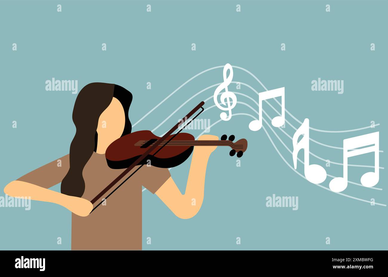 Illustration of violin musical instrument Stock Vector Image & Art - Alamy