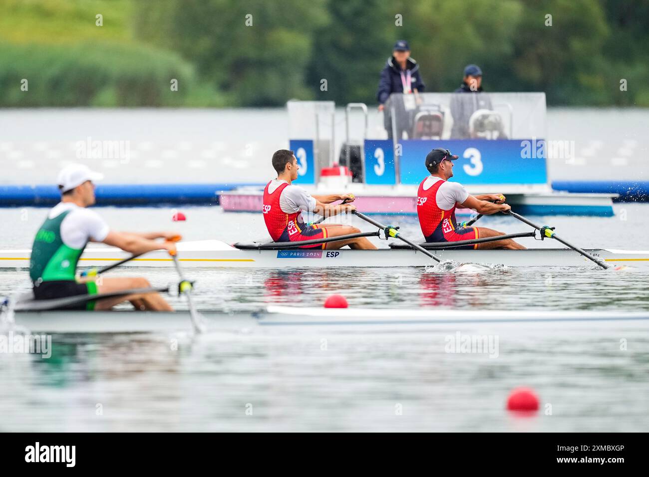 Aleix Garcia (ESP) and Rodrigo Conde (ESP) compete in the Men's Double ...