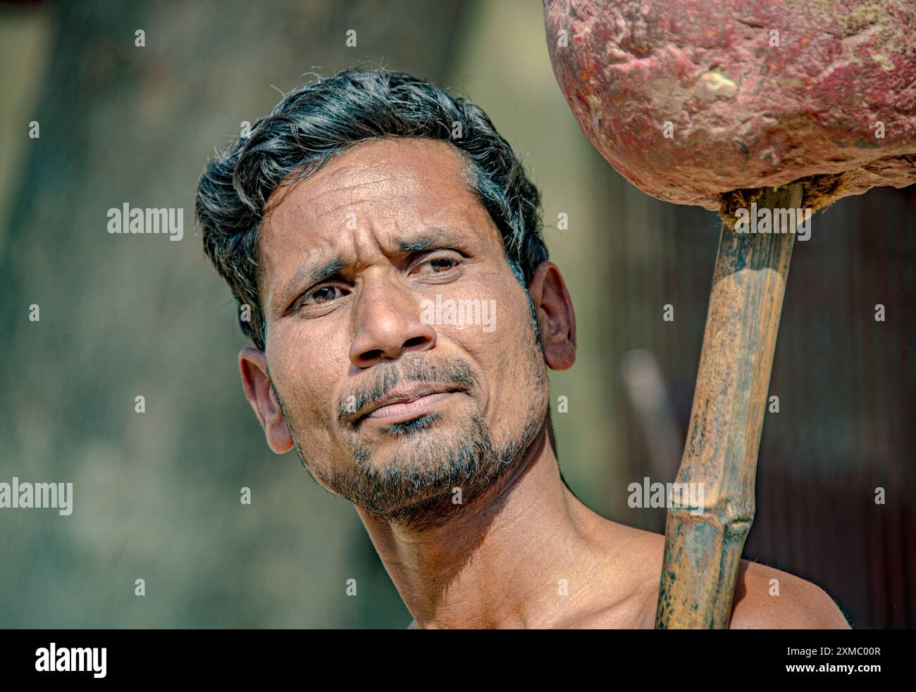 Kushti Pahlawani Wrestlers at Tulsi Ghat Akhara of Varanasi Stock Photo ...