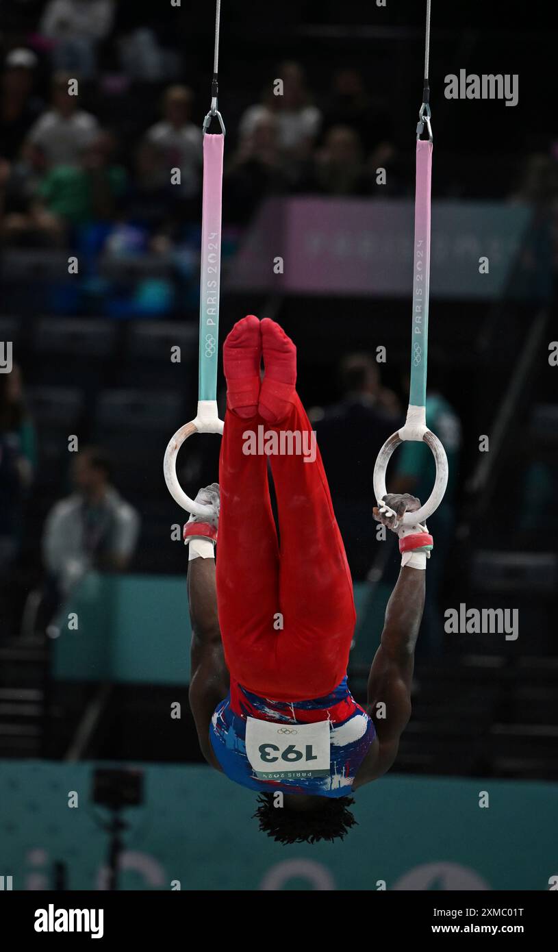 RICHARD Frederick of United States performs during rings of artistic ...