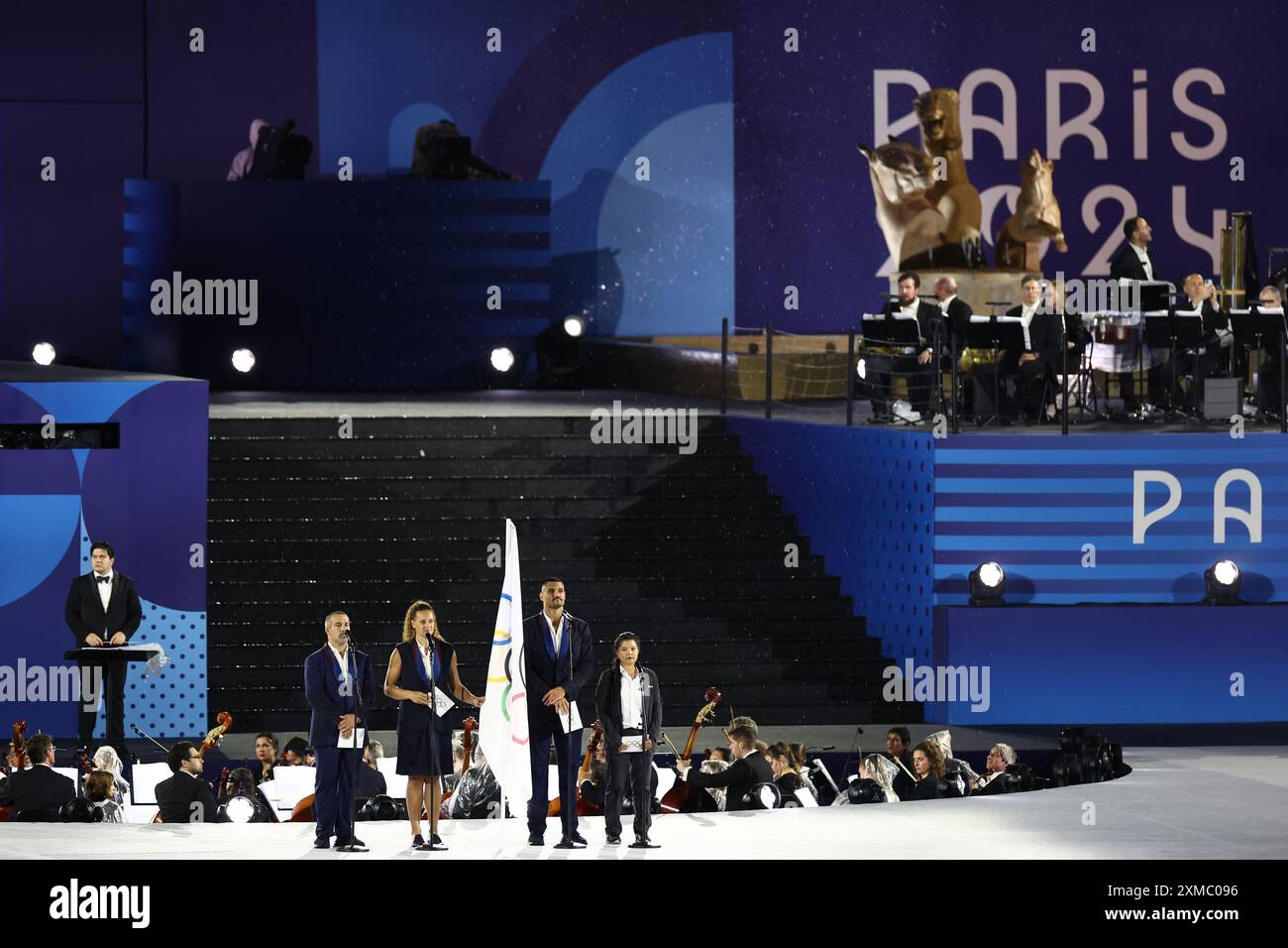 Paris, France. 27th July, 2024. Julien Mattia/Le Pictorium - Opening ...