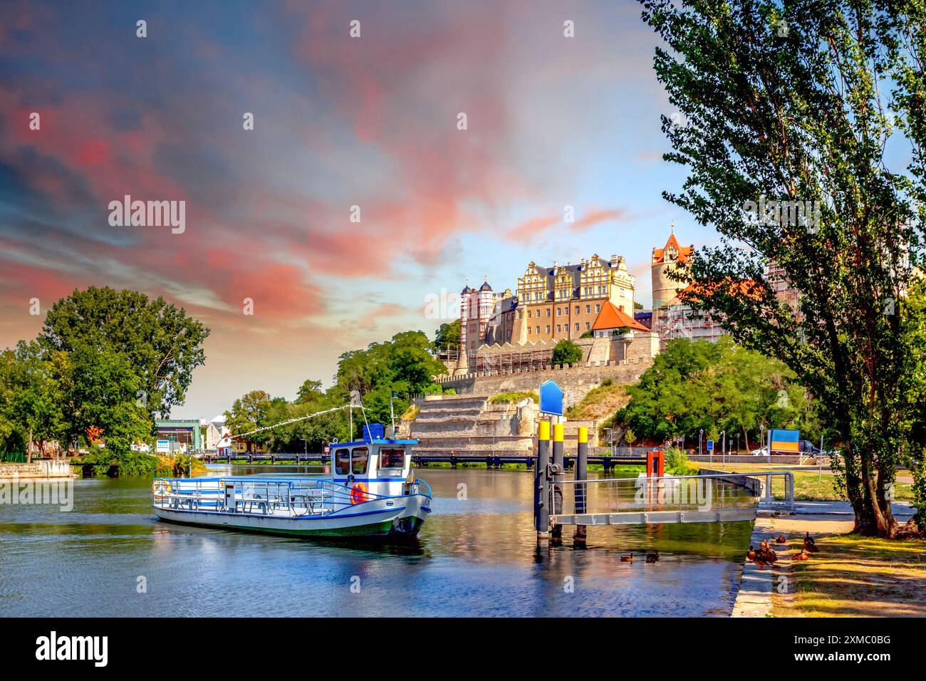 Old city of Bernburg, Germany Stock Photo - Alamy