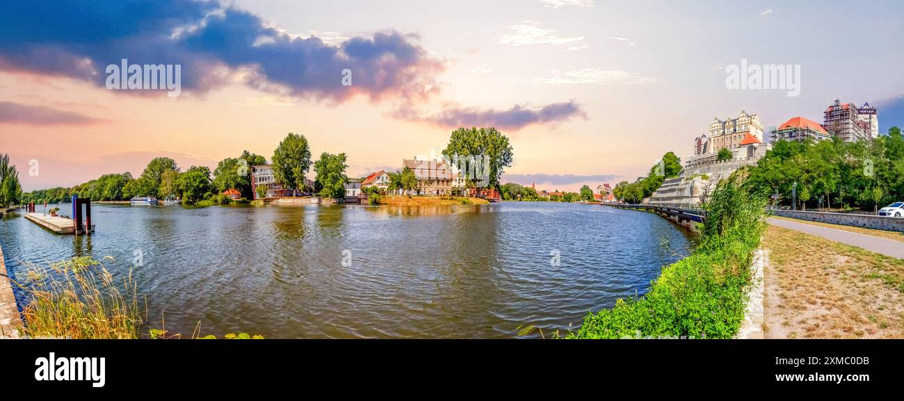 Old city of Bernburg, Germany Stock Photo - Alamy