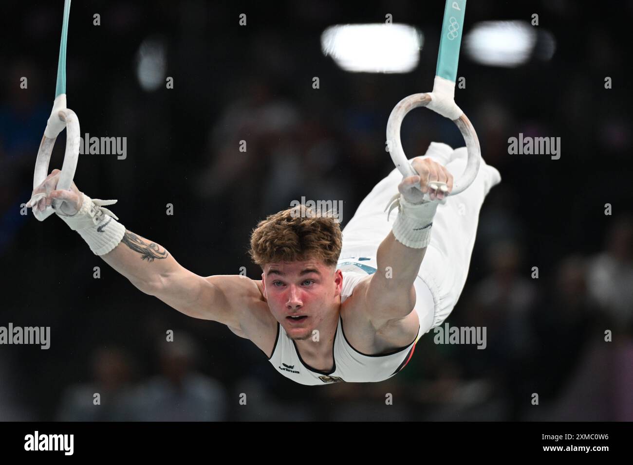 Paris, France. 27th July, 2024. Olympia, Paris 2024, gymnastics ...