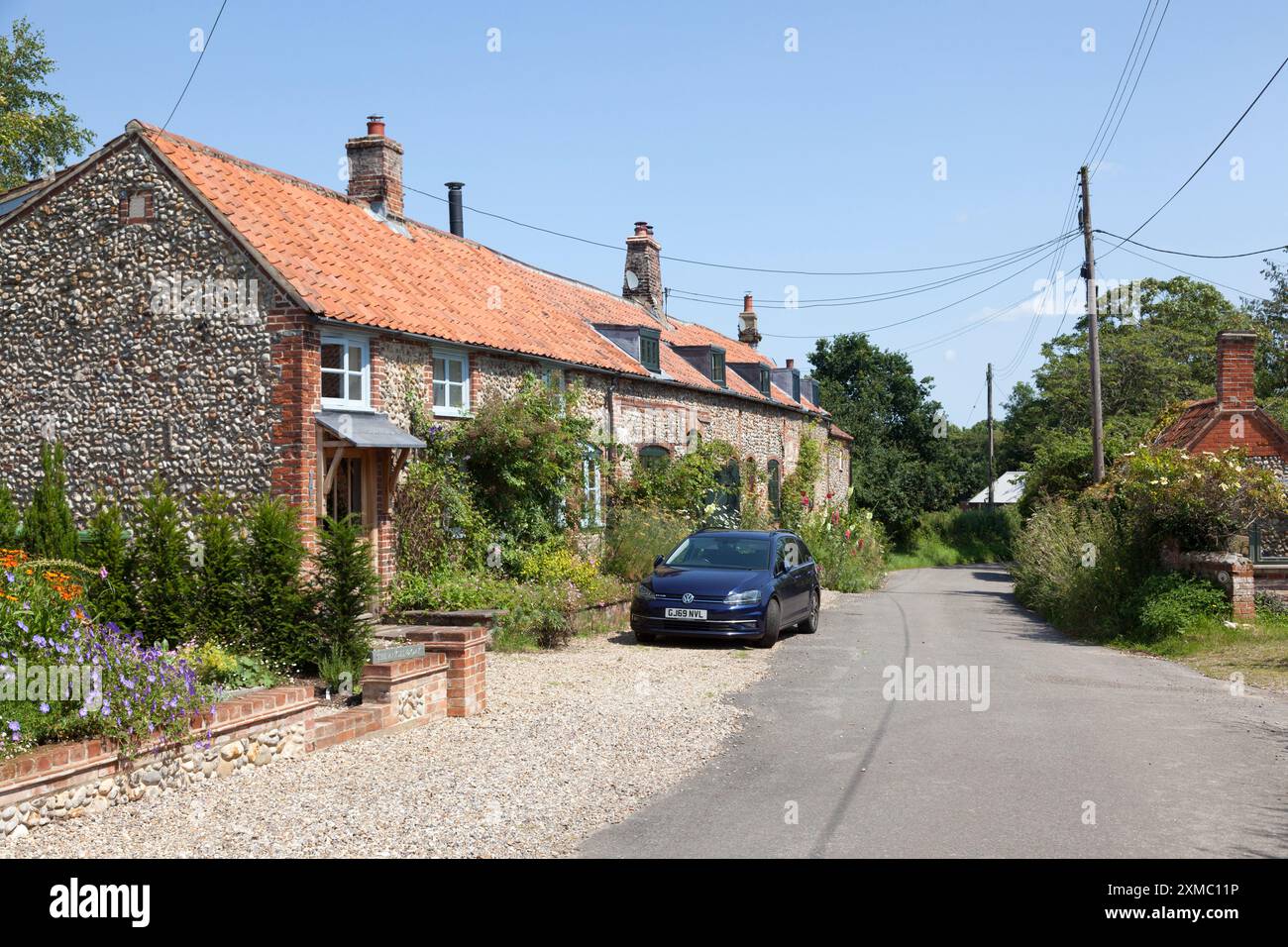 Ivy Cottage, Sharrington Road, Bale, Norfolk Stock Photo - Alamy