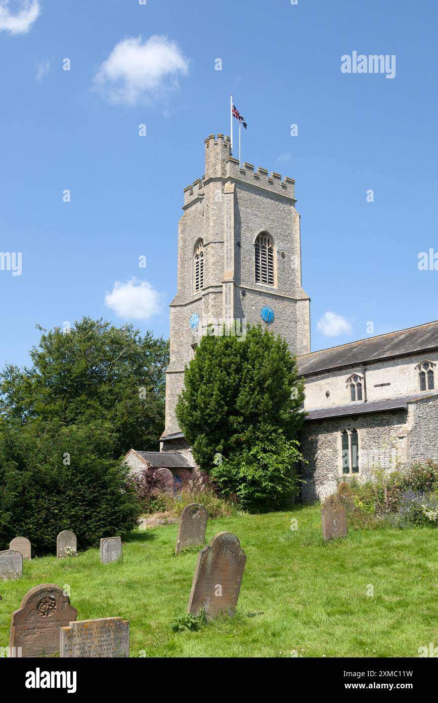 St Andrew's and St Mary's Church, Langham, Norfolk Stock Photo - Alamy