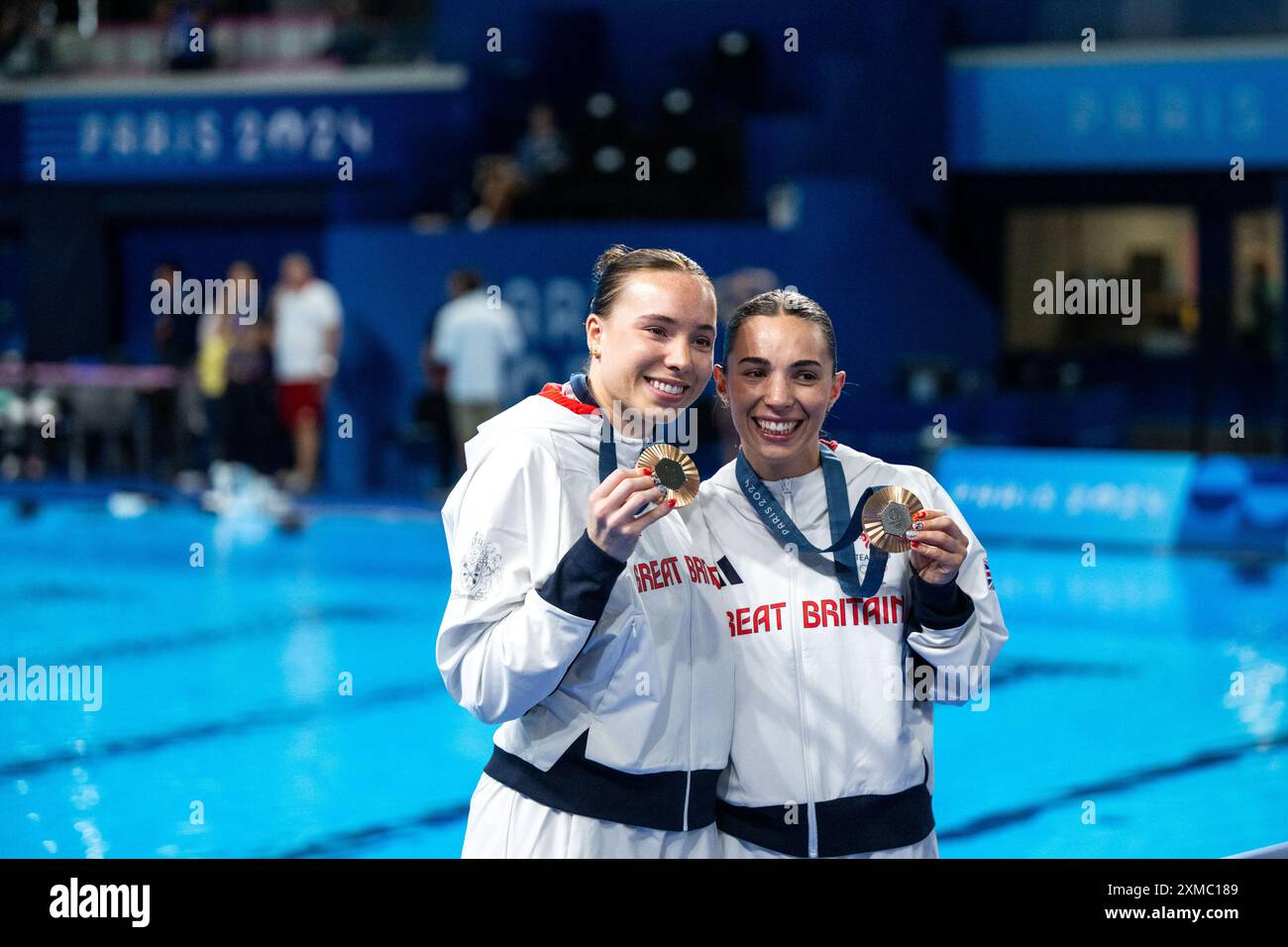 HARPER Yasmin, MEW JENSEN Scarlett (Großbritannien) jubeln bei der ...