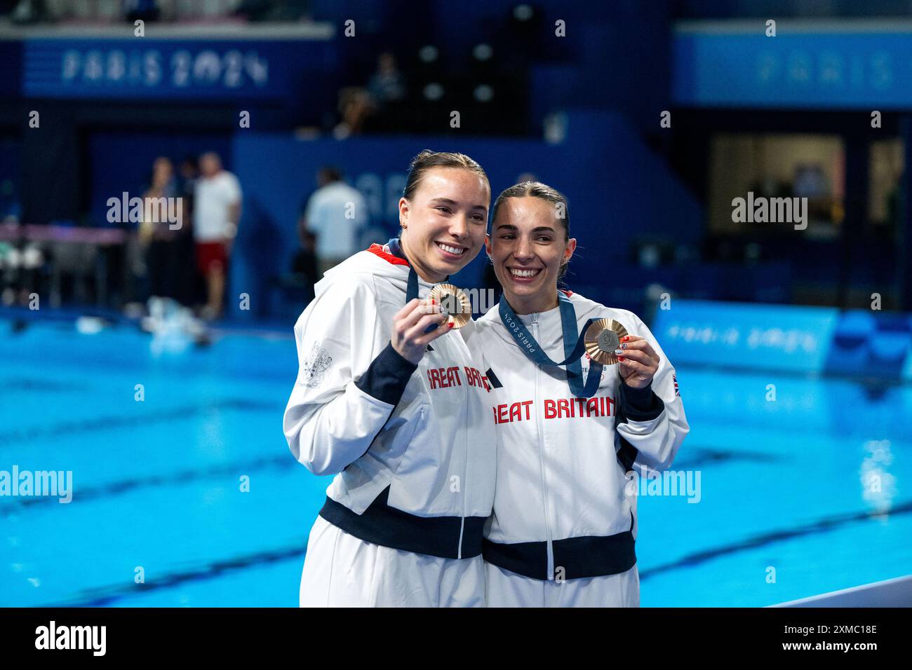 HARPER Yasmin, MEW JENSEN Scarlett (Großbritannien) jubeln bei der ...