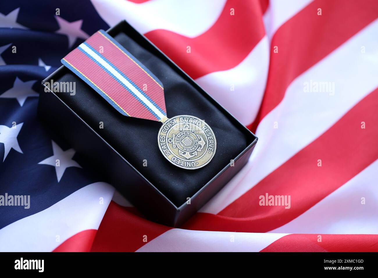KYIV, UKRAINE - JULY 10, 2024 US Coast Guard Reserve Good Conduct medal ...
