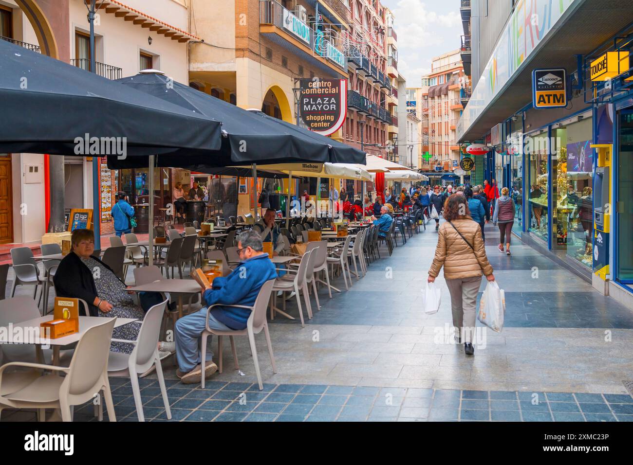 Benidorm, Spain - 03 december 2023: view with small and picturesque ...