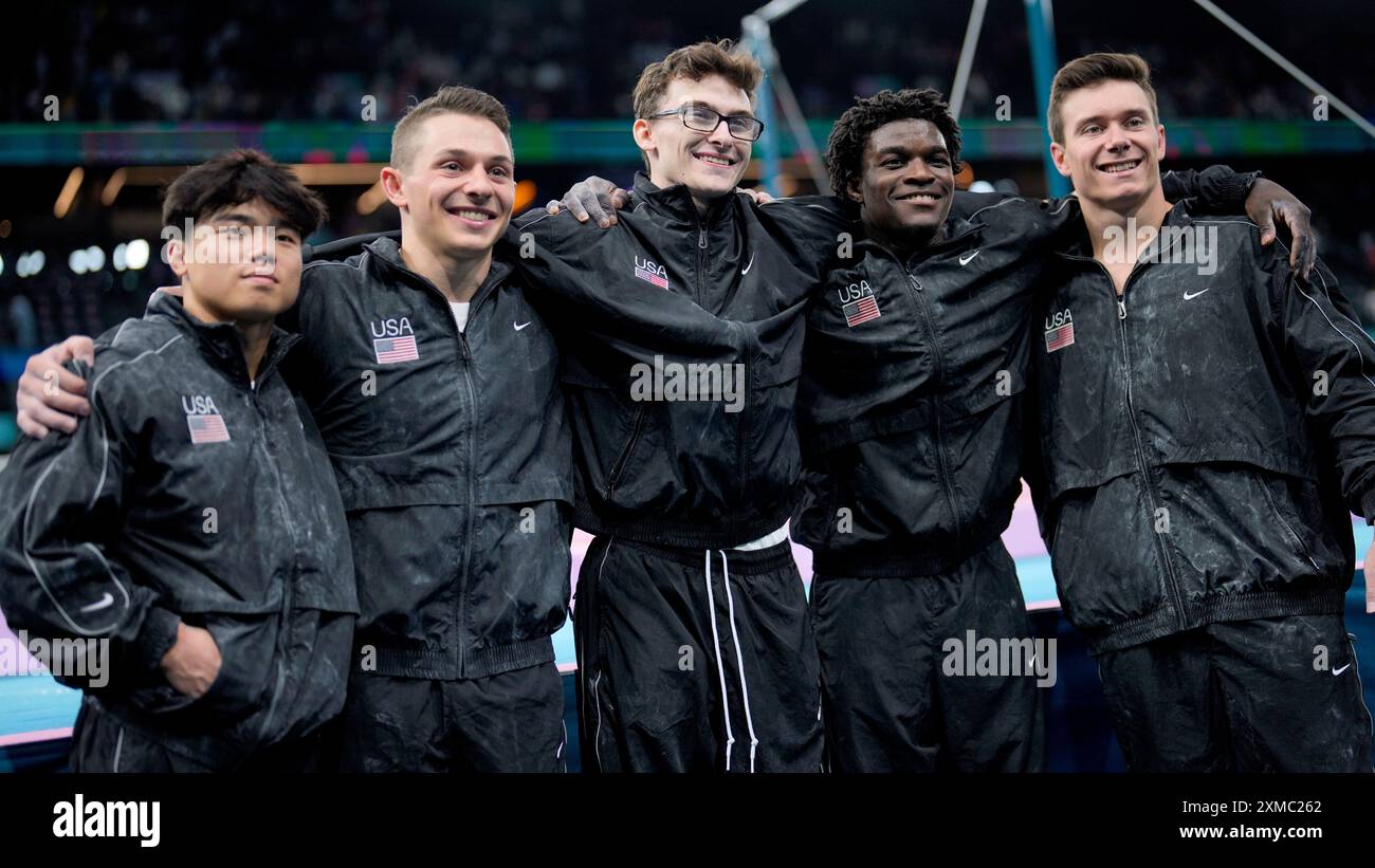 The team from the United States from left to right, Asher Hong, Paul ...