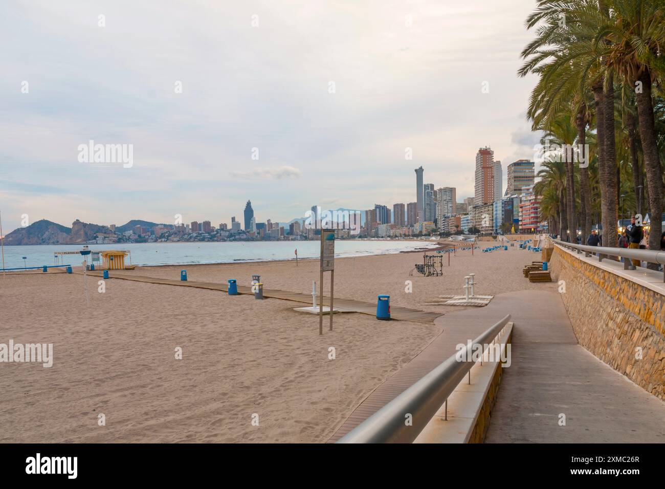 Benidorm, Spain - 04 december 2023: Рanoramic seascape view of summer ...