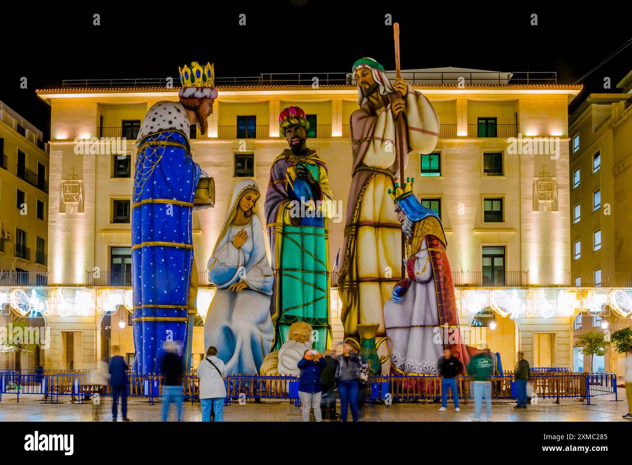 Alicante, Spain - 04 december 2023: beautiful Christmas decorations at ...