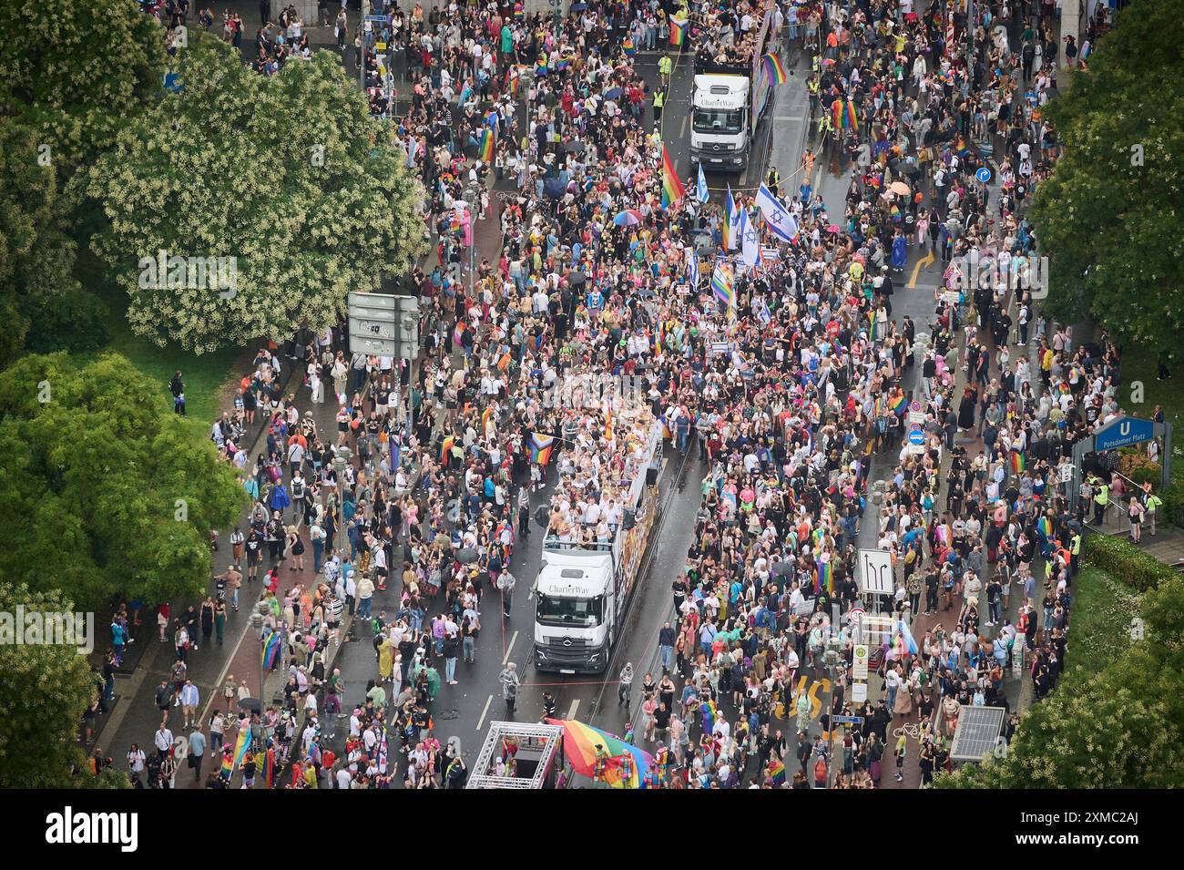 Berlin, CSD- Pride Parade Eindrücke vom der Christopher Street Day CSD ...