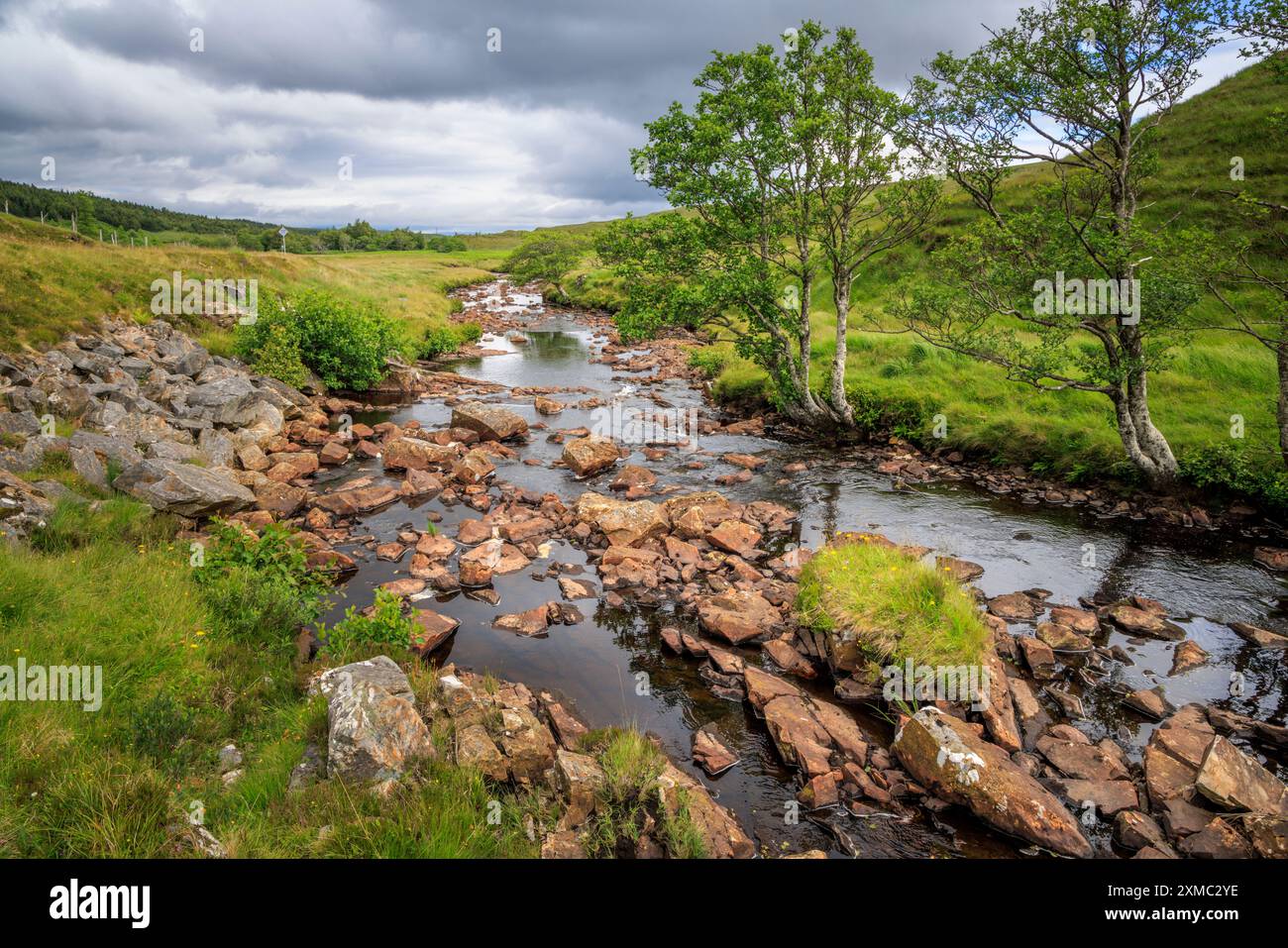 The River Vagastie in the Flow Country, Sutherland, North Scotland ...