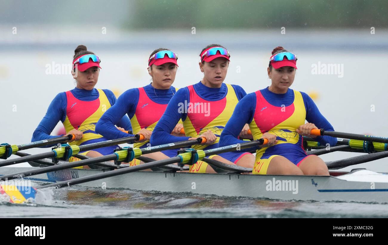 Romania's Alexandra Ungureanu, Emanuela Ioana Ciotau, Ioana Madalina ...