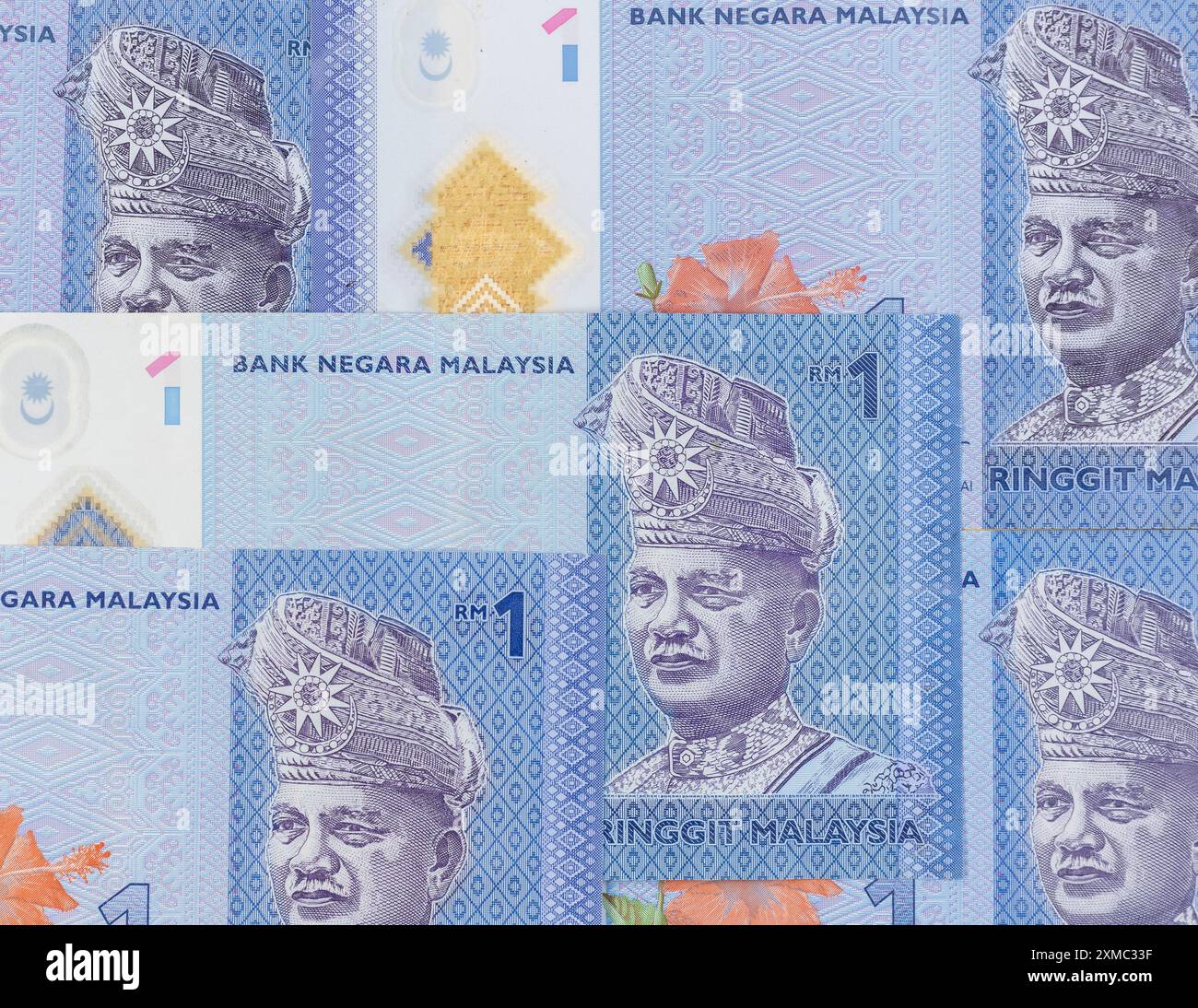 Tuanku Abdul Rahman Portrait on Malaysian One Ringgit currency ...
