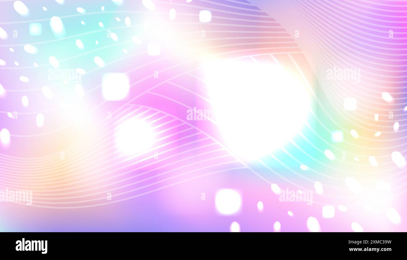 Iridescent holographic abstract aurora Stock Vector Images - Alamy