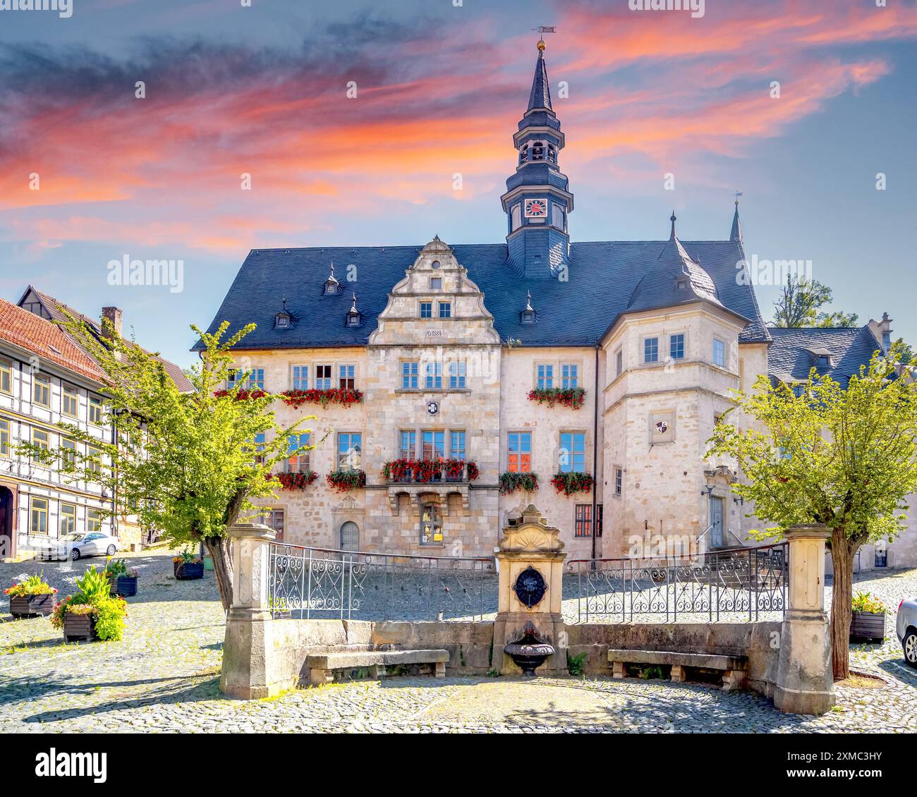 City hall of Blankenburg, Germany Stock Photo - Alamy